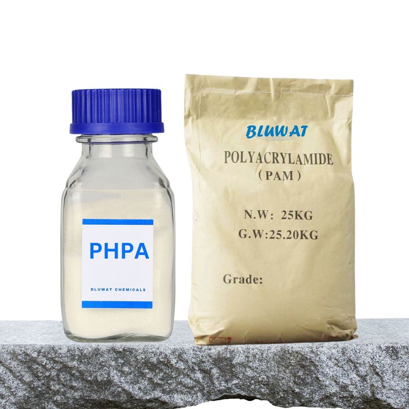 PHPA Polyacrylamide ที่ไฮดรอลไซส์บางส่วน สําหรับการฟื้นฟูสนามน้ํามัน ...