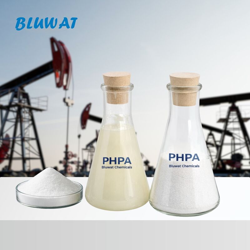 PHPA Polyacrylamide PAM Flocculant โพลีเมอร์ที่มีน้ําหนักโมเลกุลสูง ...