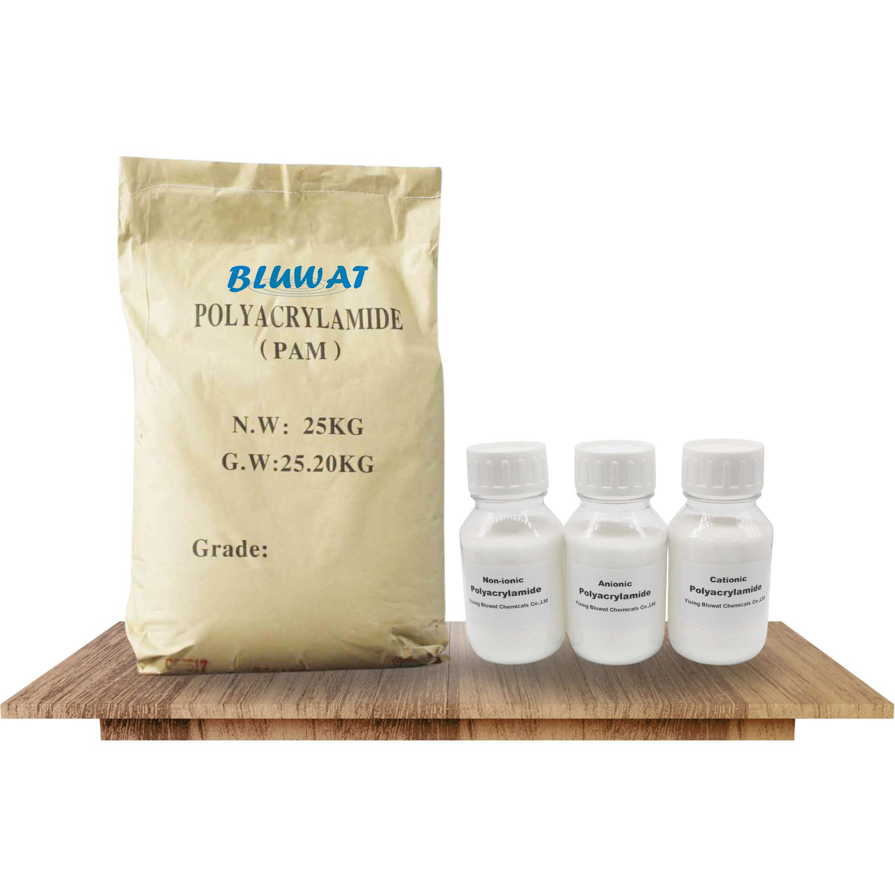 น้ํามันน้ํามันและก๊าซอุตสาหกรรมใช้ PAM โพลิเมอร์ละลายในน้ํา